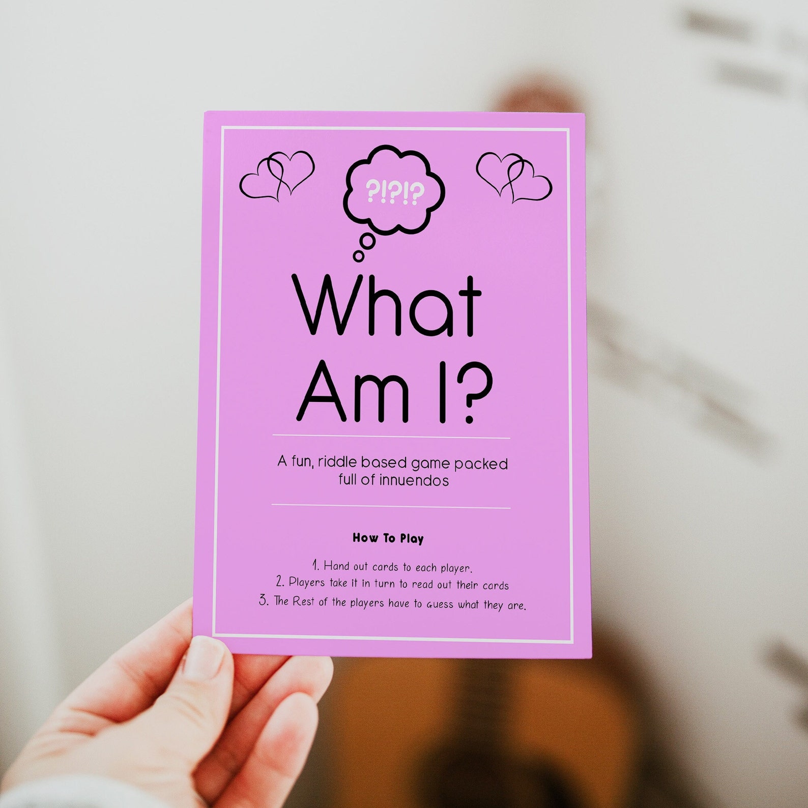 24 What Am I Innuendo Bridal Shower Games, Innuendo Riddle Bachelorette ...