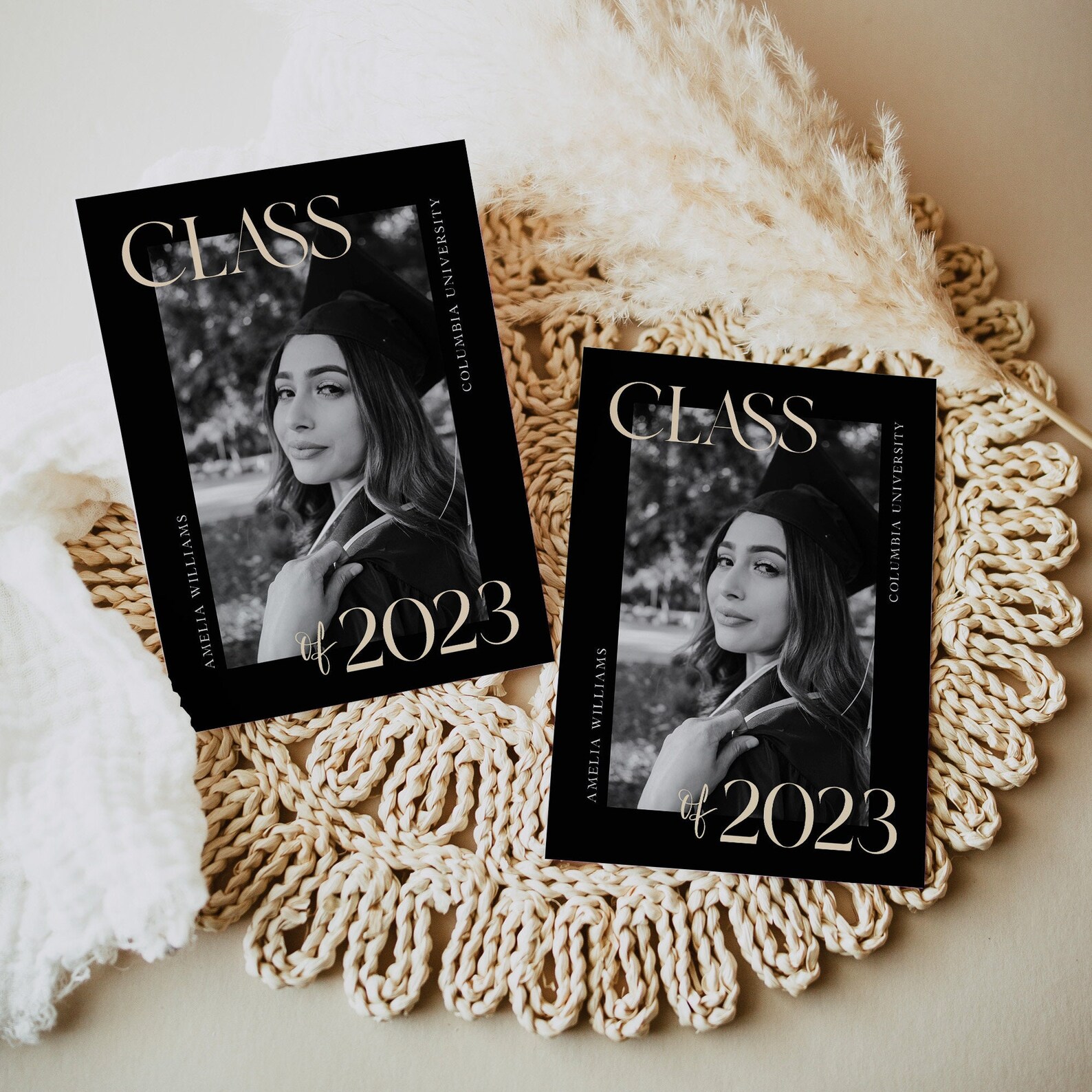 Graduation Announcement Template Senior Graduation Clean - Etsy