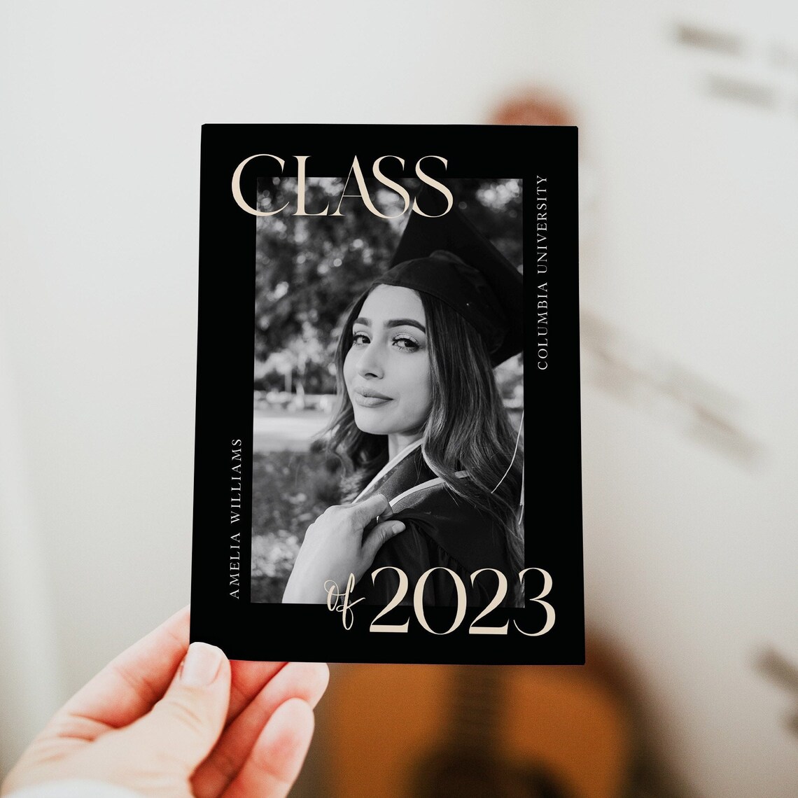 Graduation Announcement Template Senior Graduation Clean - Etsy