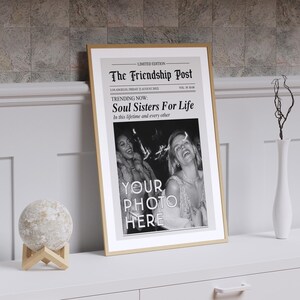 Best Friends CUSTOM Newspaper Template, Personalized College Apartment ...