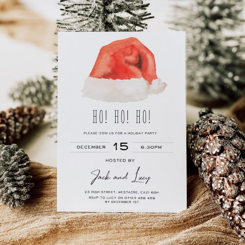 Christmas Party Invitation Template DIY Editable Christmas - Etsy