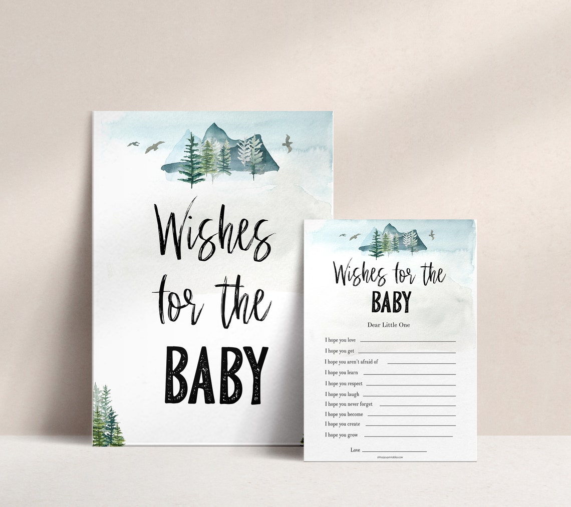 Wishes for the Baby Baby Wishes Wishes for the Baby - Etsy