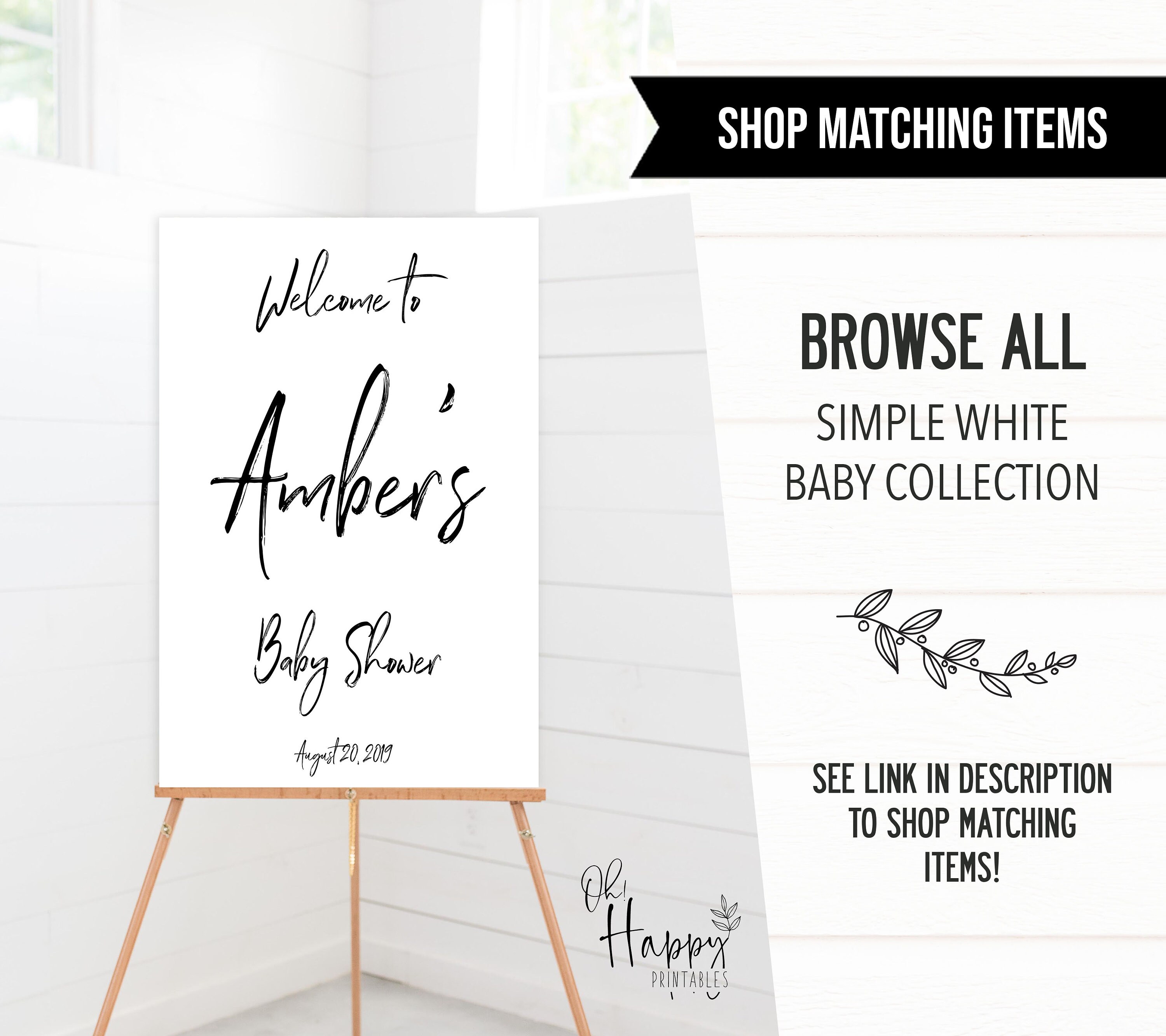 EDITABLE White Pacifier Hunt Game Printable Printable Baby - Etsy