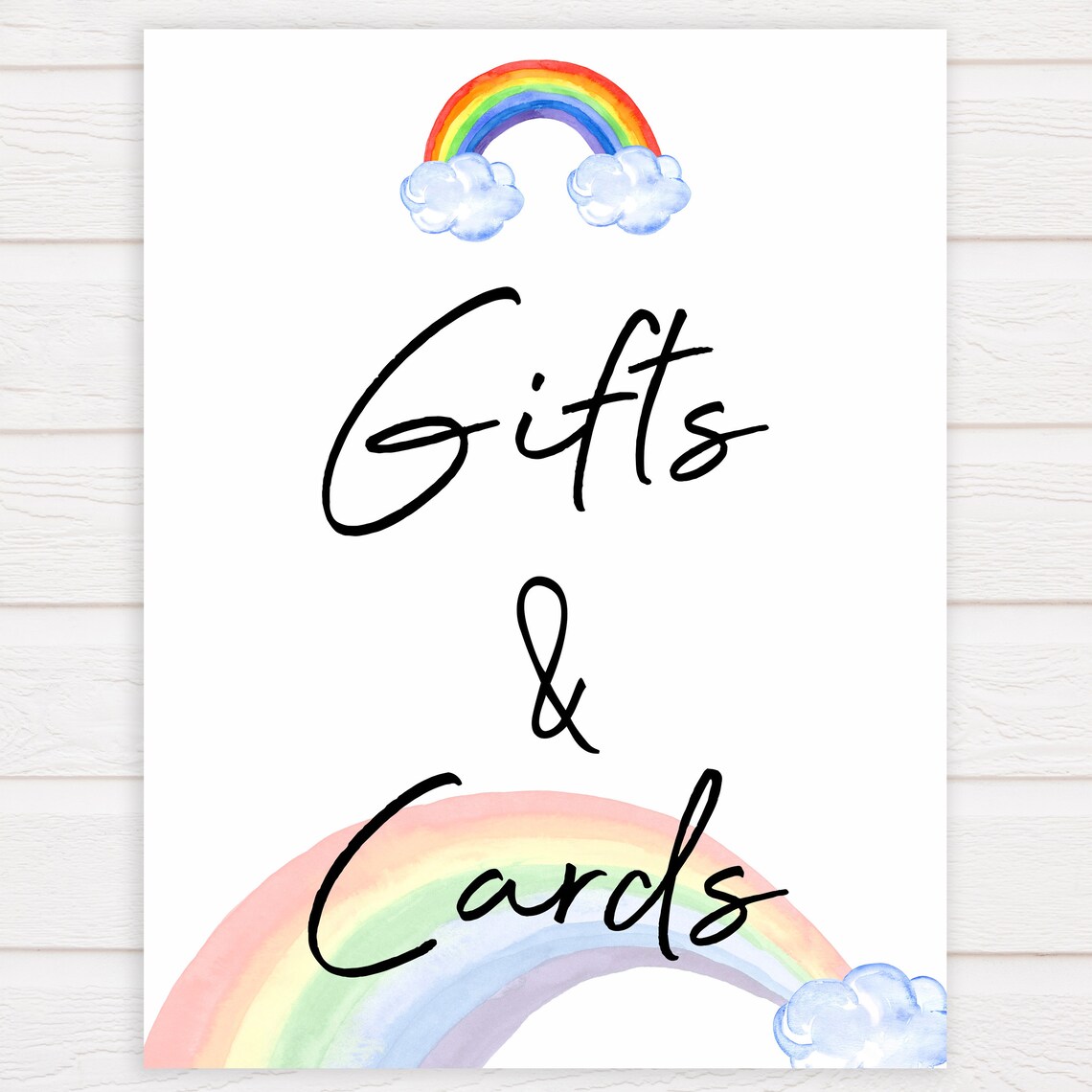 Rainbow Gifts & Cards Baby Shower Signs Gifts Baby Shower | Etsy