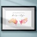 Custom Love Map Printable, Long Distance Relationship Map, Long ...