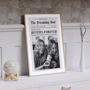 Besties Forever CUSTOM Newspaper Template, Personalized College ...