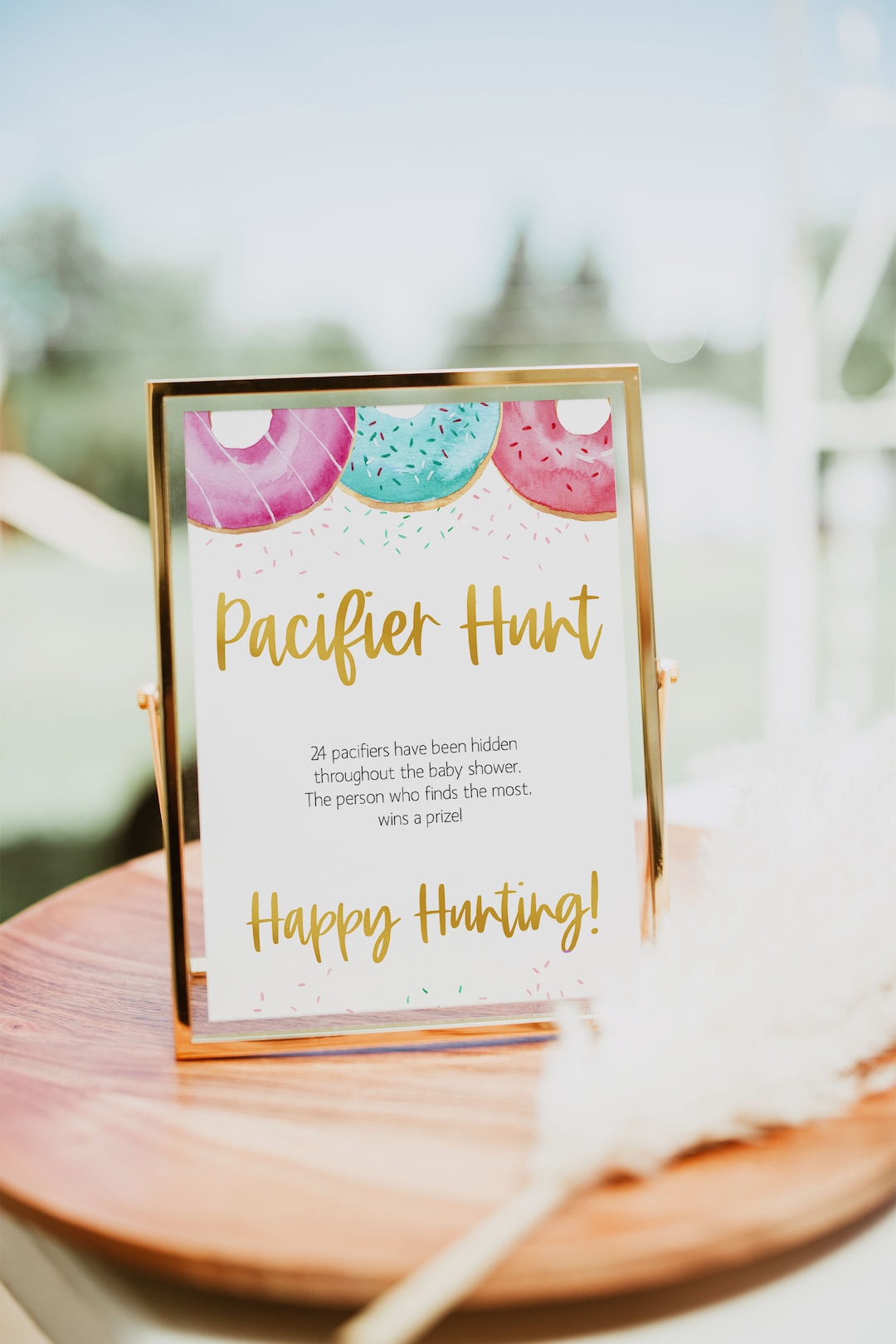 EDITABLE Pacifier Hunt Game Printable Baby Shower Games - Etsy