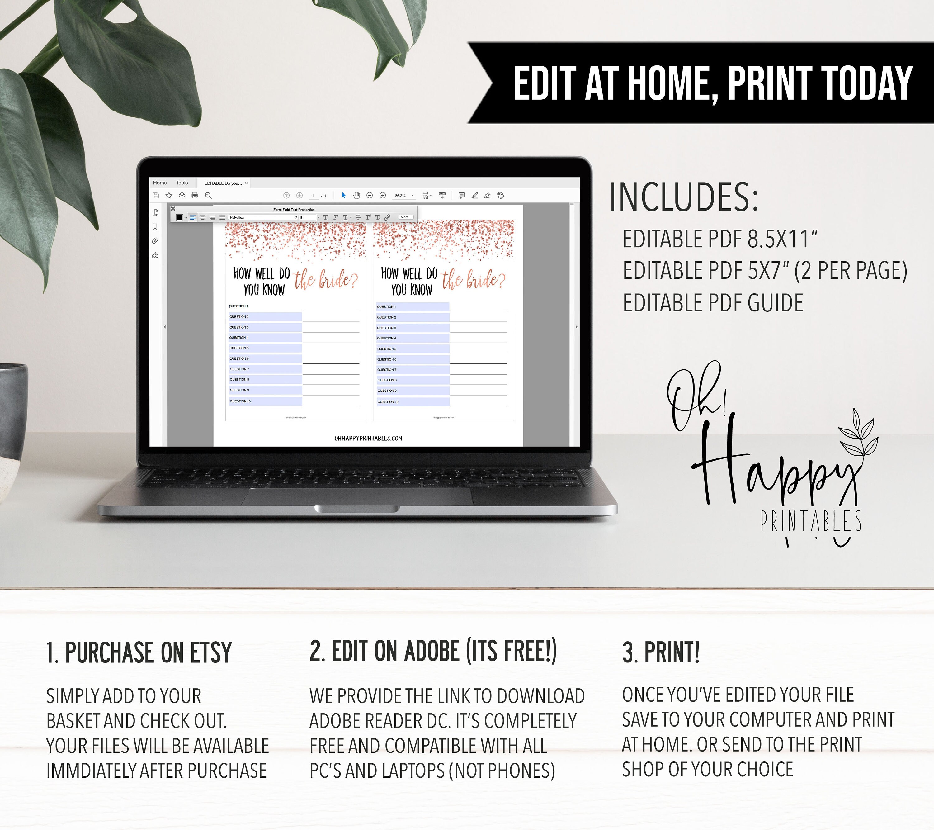 EDITABLE Price is Right Baby Shower Game Printable Baby | Etsy