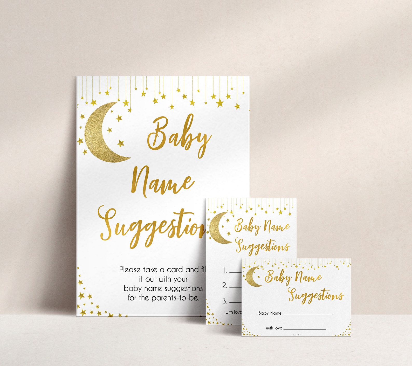 Baby Name Suggestions Game Printable Baby Shower Games | Etsy