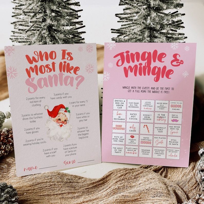 20 Christmas Party Games Bundle, Christmas Party Games Printable ...