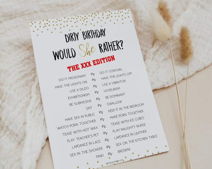 Womens Birthday Party Games Printable Birthday Games for Her Adult ...