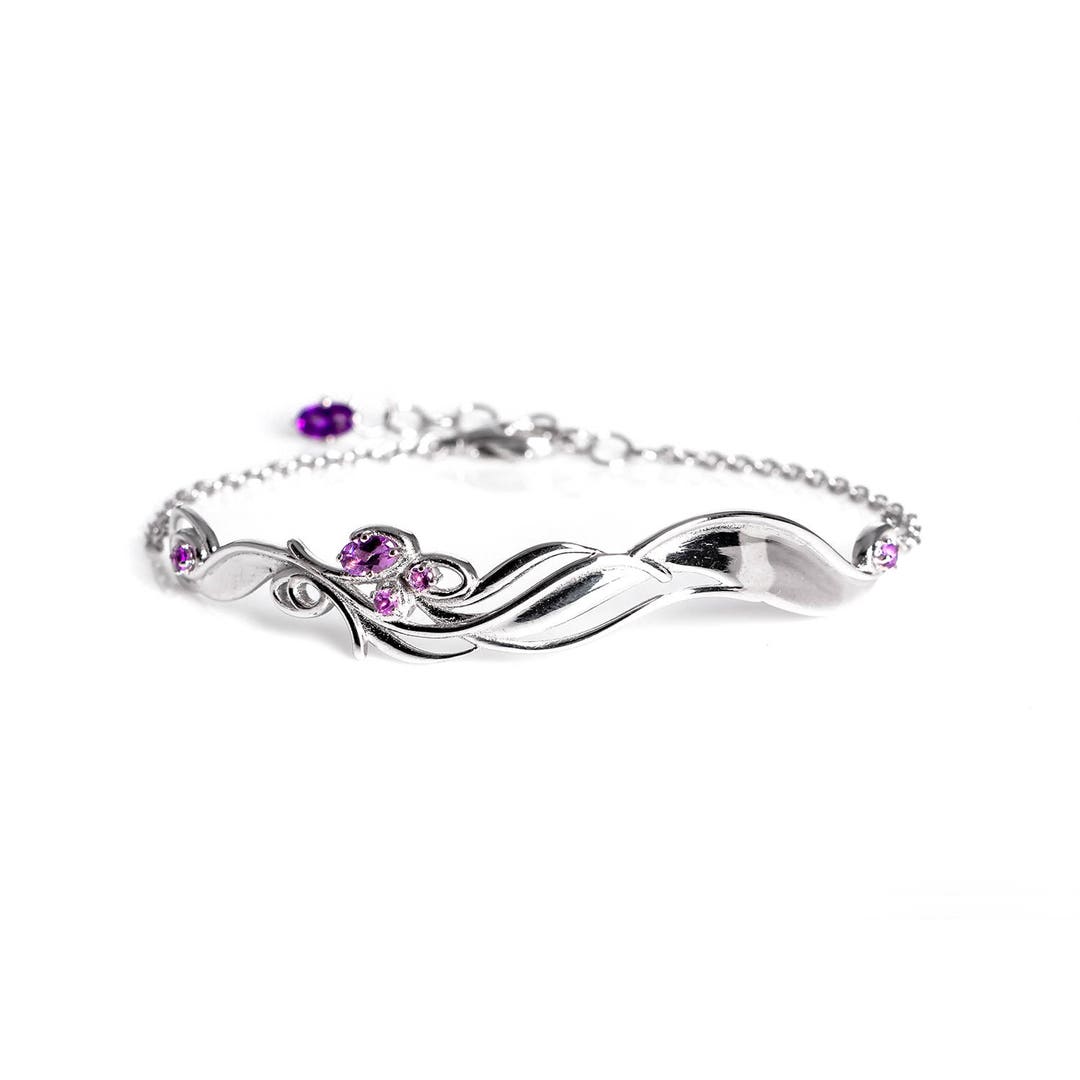 SPRING Bracelet- Amethyst Fashionable Jewel Adjustable Bracelet for ...
