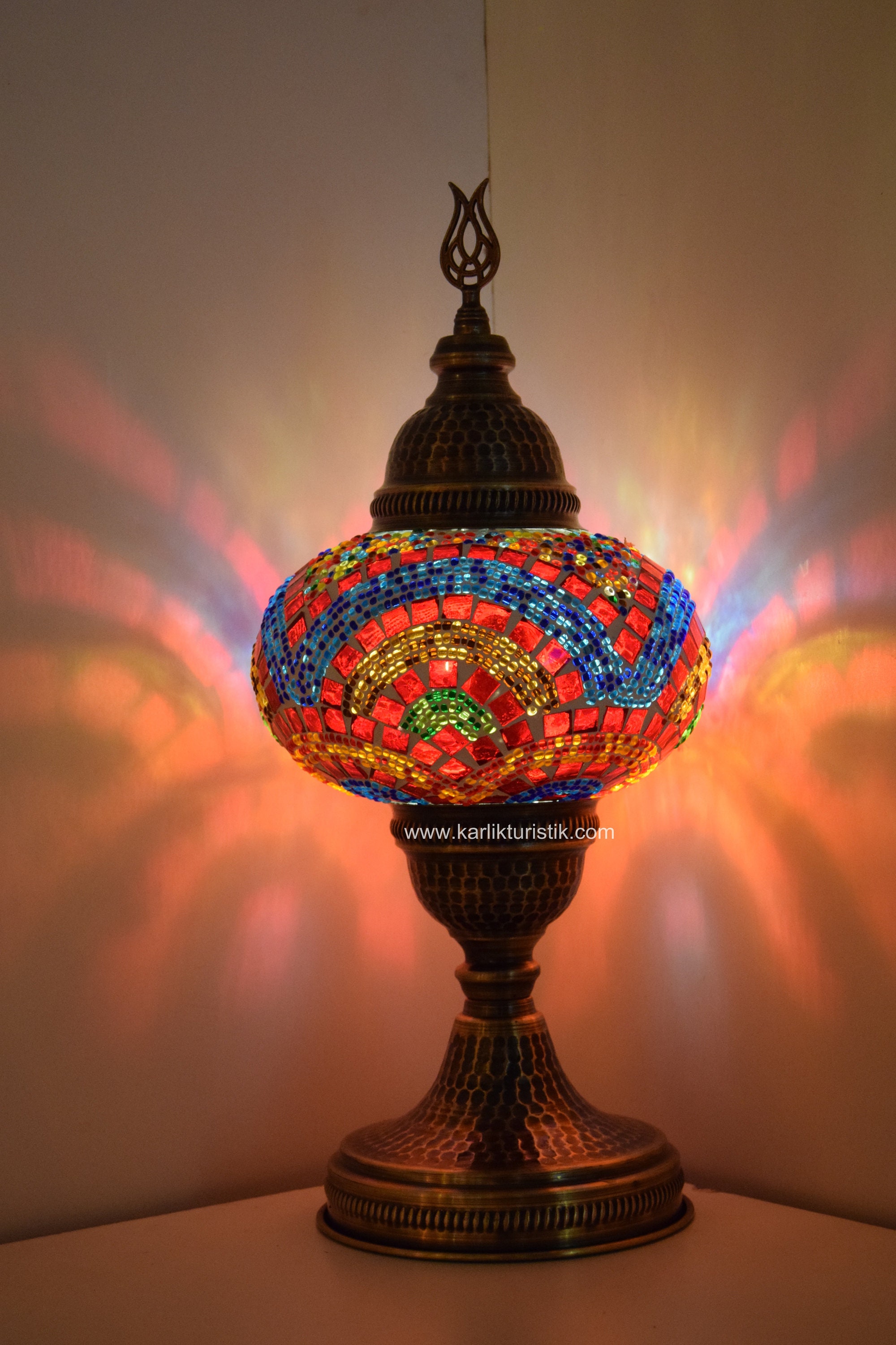 Mosaik Tischlampe ,Türkisches Mosaik , türkische Lampe Schirm , türkische handgemachte Lampe ...