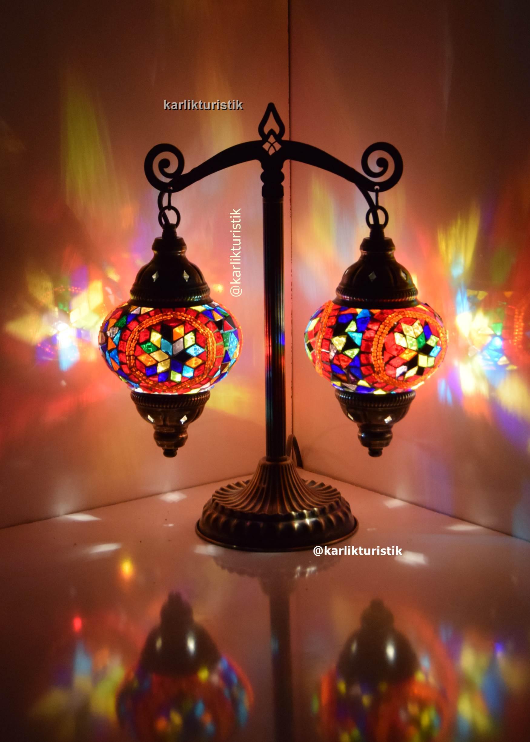 Turkish Moraccon Table Lamp Decorative Gift Lamps Justice Type Lights ...