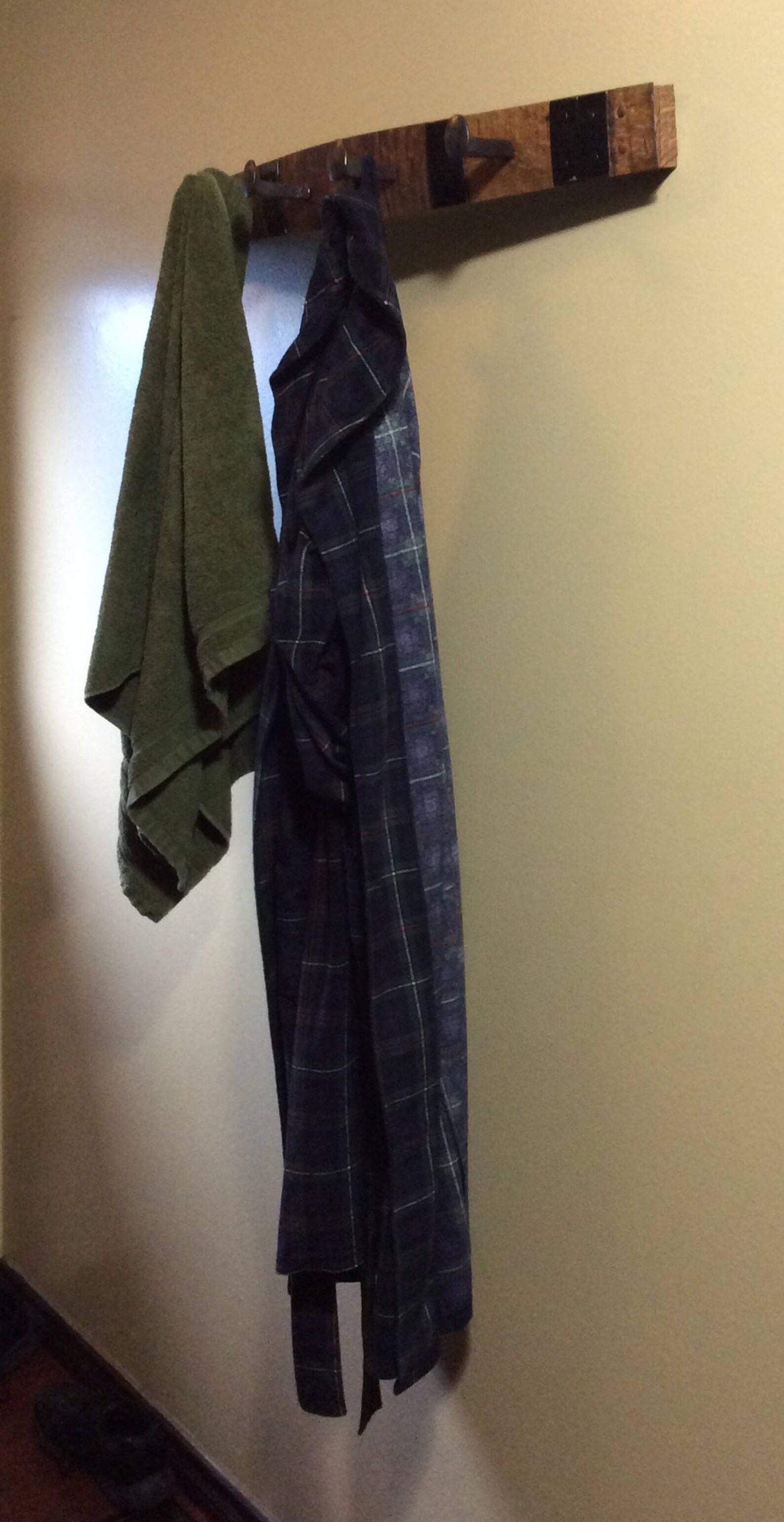 Wine Barrel Towel/bathrobe Rack - Etsy