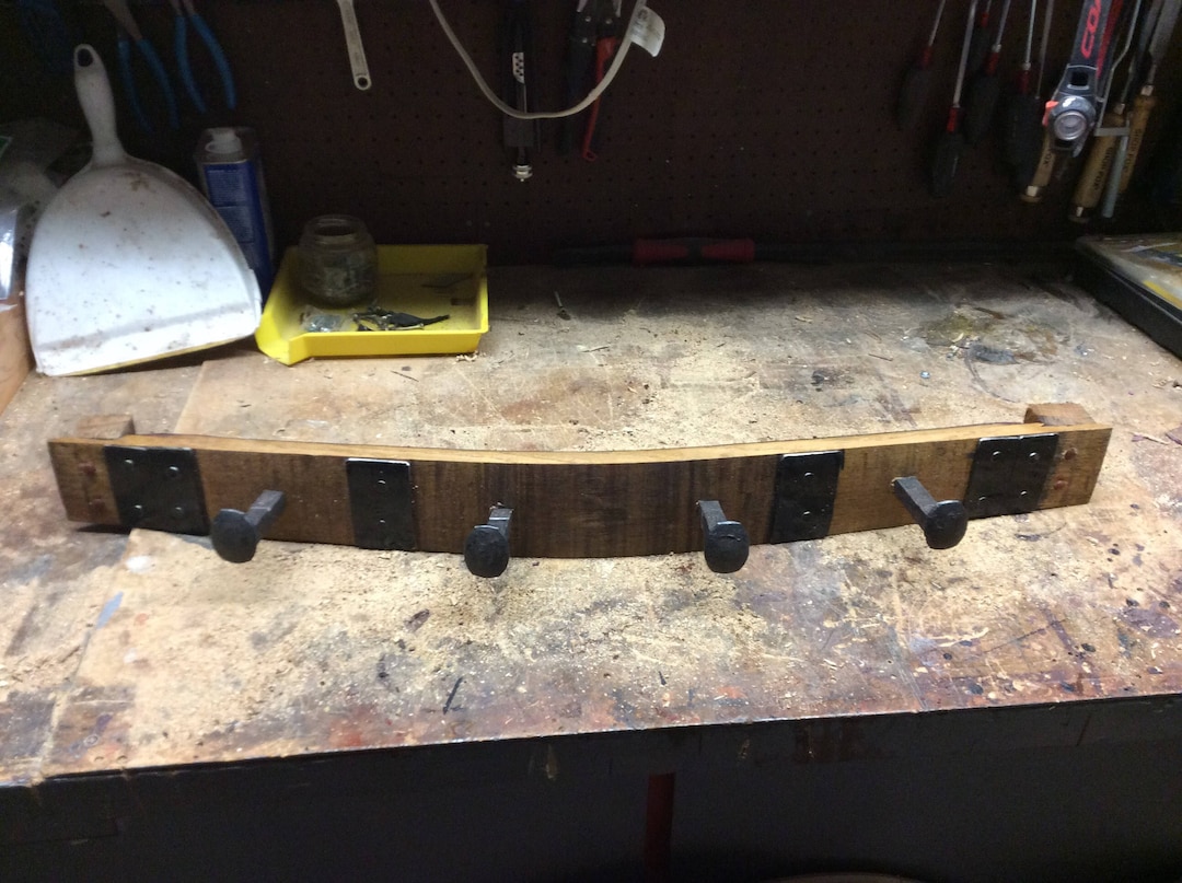 Wine Barrel Towel/bathrobe Rack - Etsy