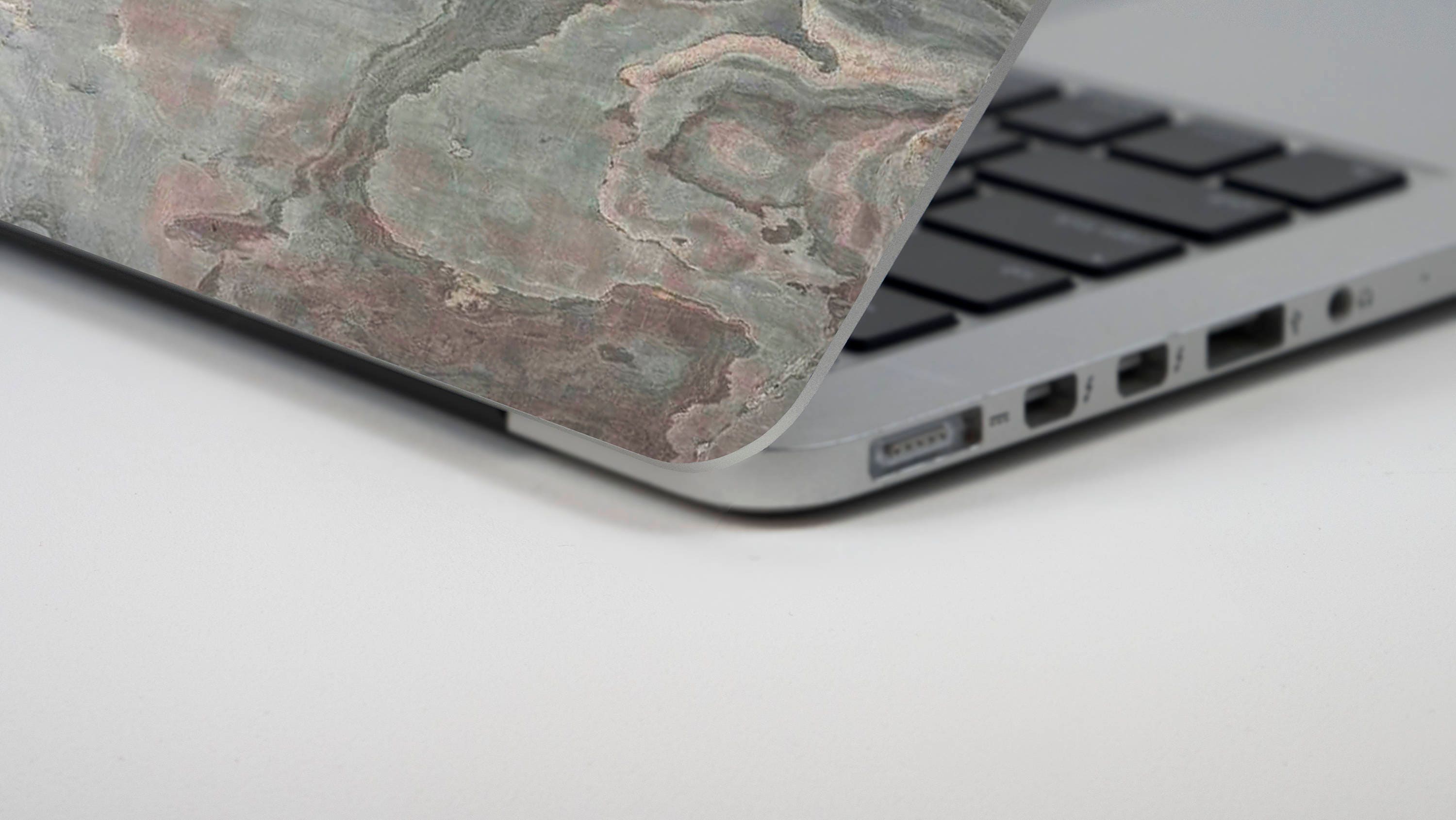 Real Stone MacBook Skin for Apple Mac Air Pro Retina 11 12 13 15 Inch ...