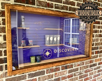 Shot Glass Shadow Box - Etsy