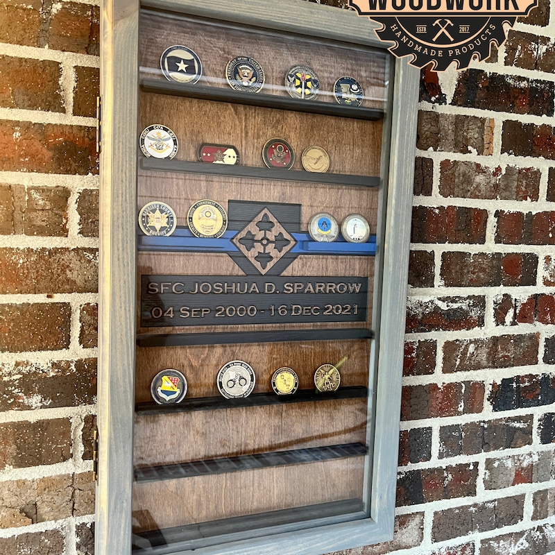 Challenge Coin Display - Etsy