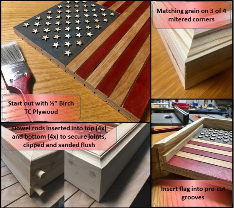 Med US Flag Subdued Black/natural I-cnc Challenge Coin Case - Etsy