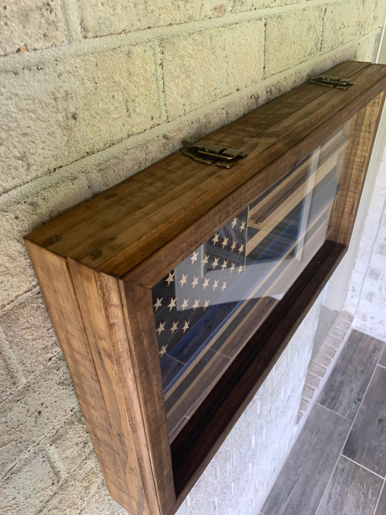 Upgraded Latch -- for Glass Encased Flag (add-on Item) - Etsy