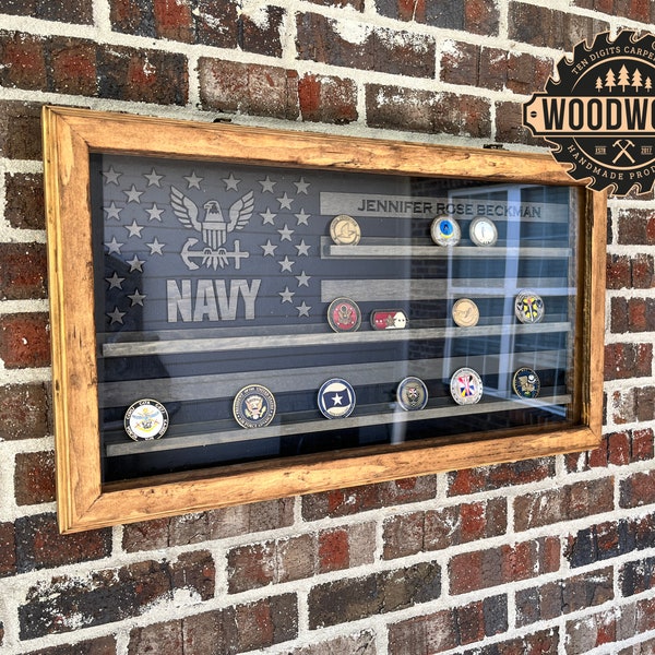 Shadow Box for Coins - Etsy
