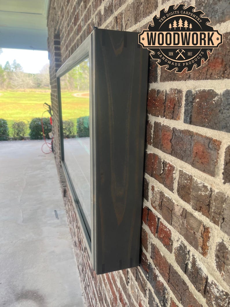 XL Glass Encased Custom Shadow Box or Shot Glass Display Case W ...