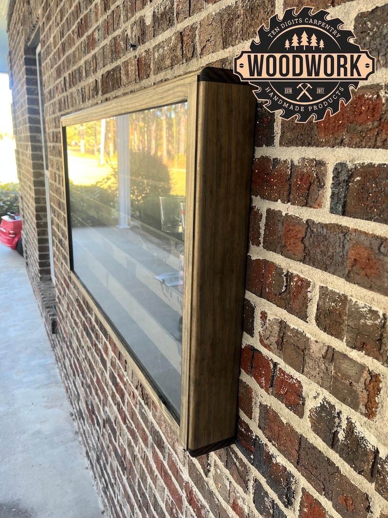 XL Glass Encased Custom Shadow Box (or Shot Glass) Display Case W ...