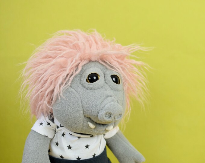 Betsy Creature, Plush Creature, Pig Creature - Etsy