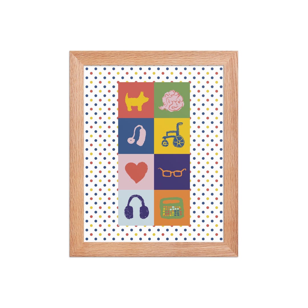 Disability Pride Framed Poster - Etsy