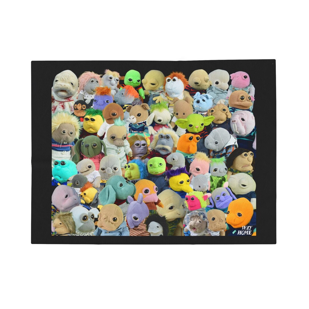 Creature Friends Photo Collage Plush Throw Blanket - Etsy