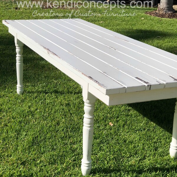 Rustic Farm Table - Etsy