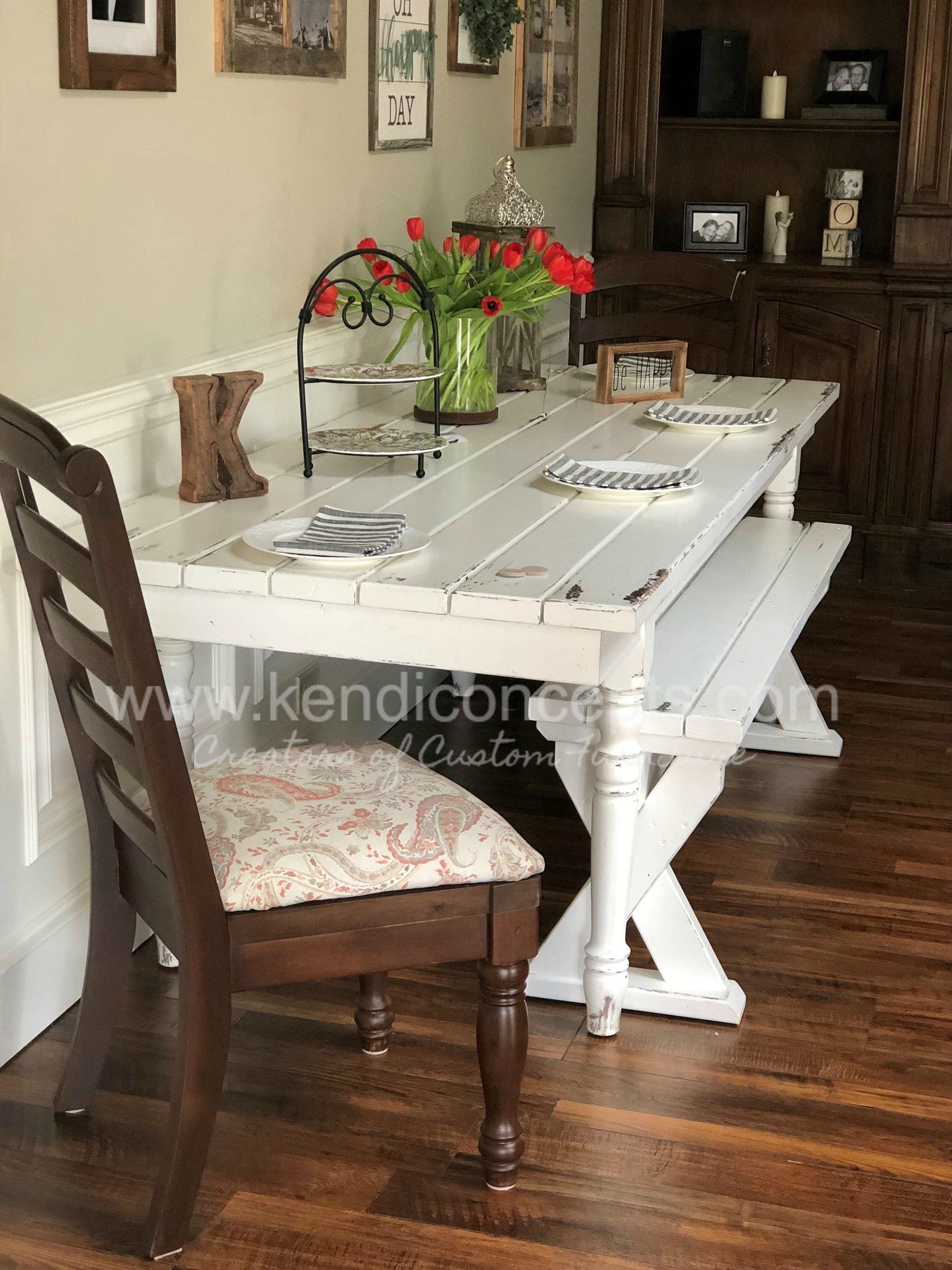 Large Farm Table Farm Table Farmhouse Table Rustic Table - Etsy