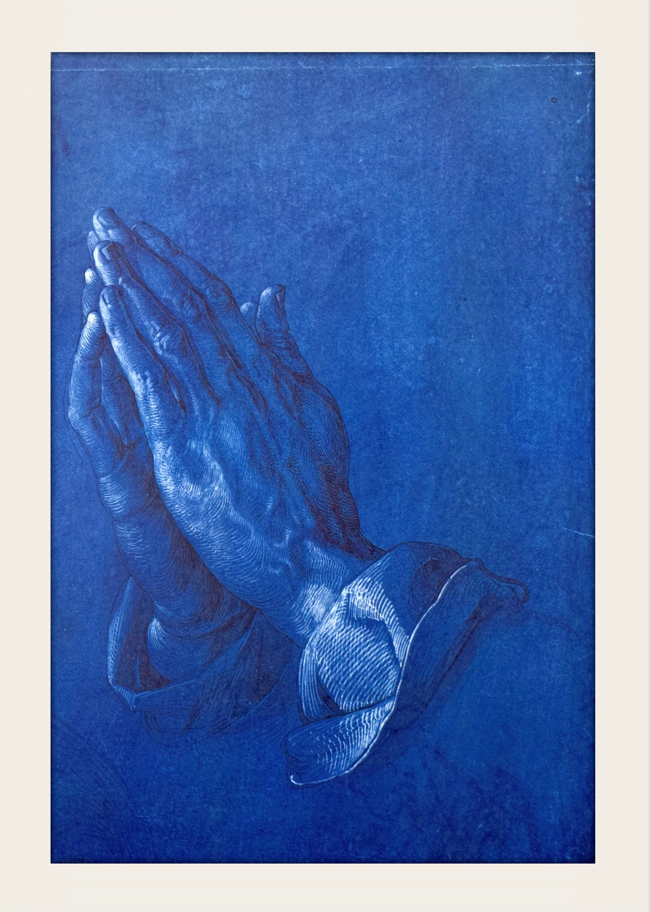 VTG Art Print, Albrecht Durer, Praying Hands, 1508, Color Plate of Oil ...