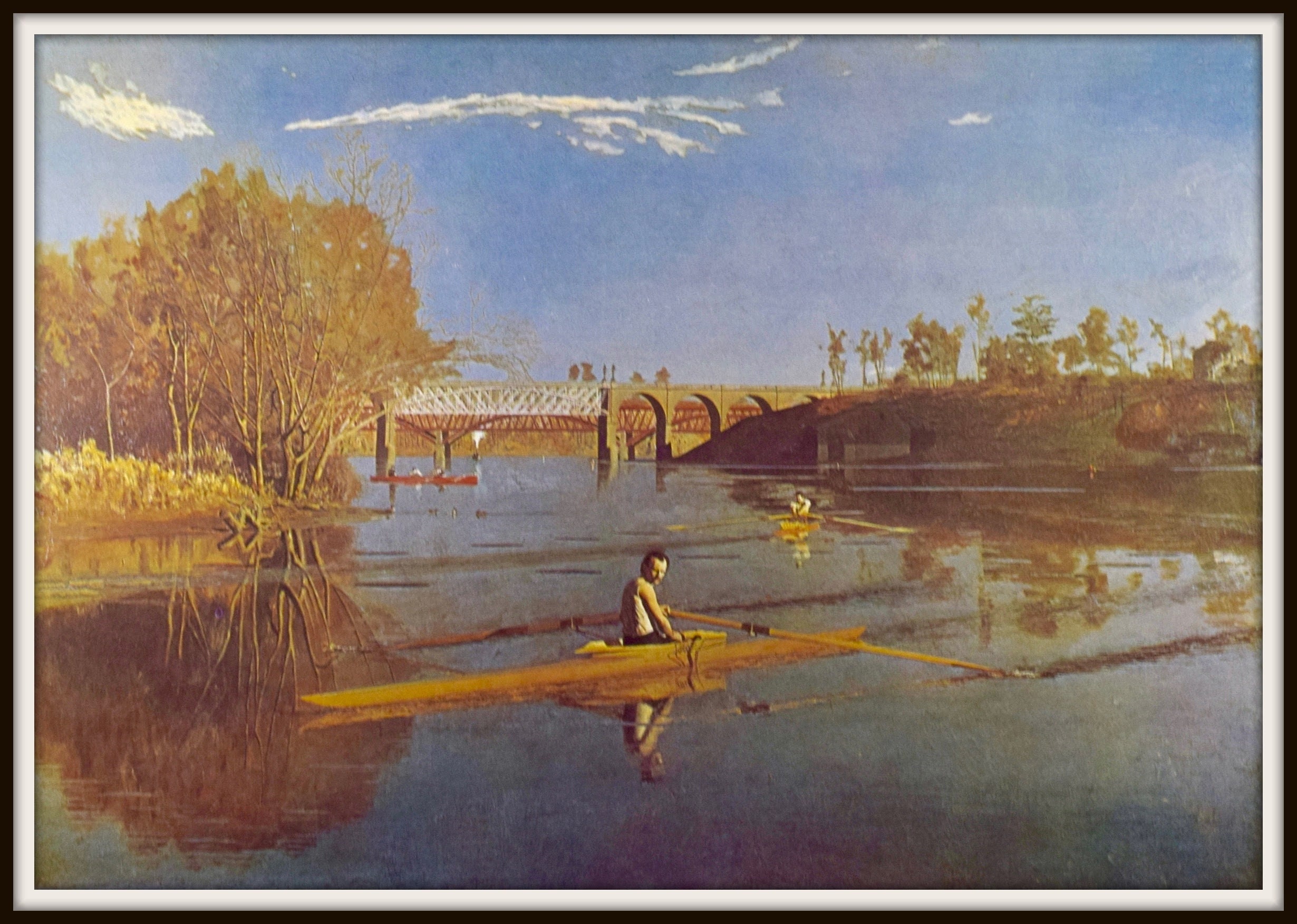 Thomas Eakins Max Schmitt In A Single Scull