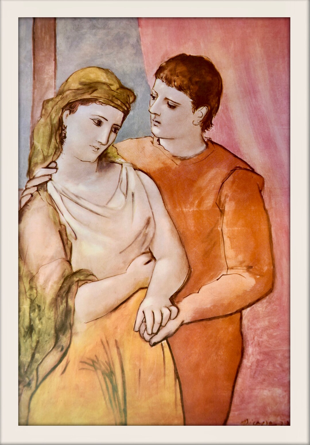 1966 Lithograph the Lovers by Pablo Picasso Vintage 1905 Romantic ...