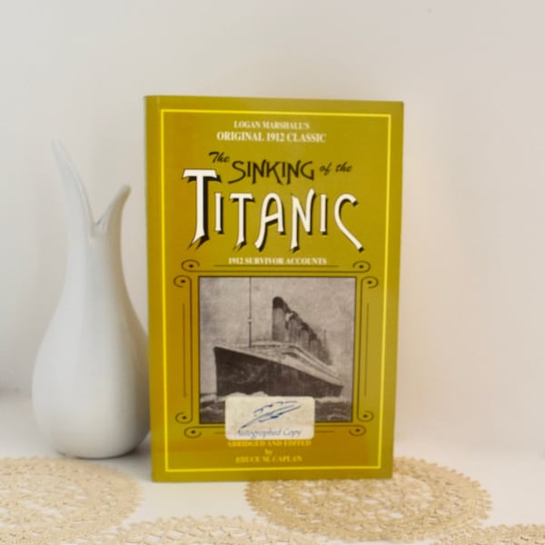 The Sinking of the Titanic 1912 Book - Etsy
