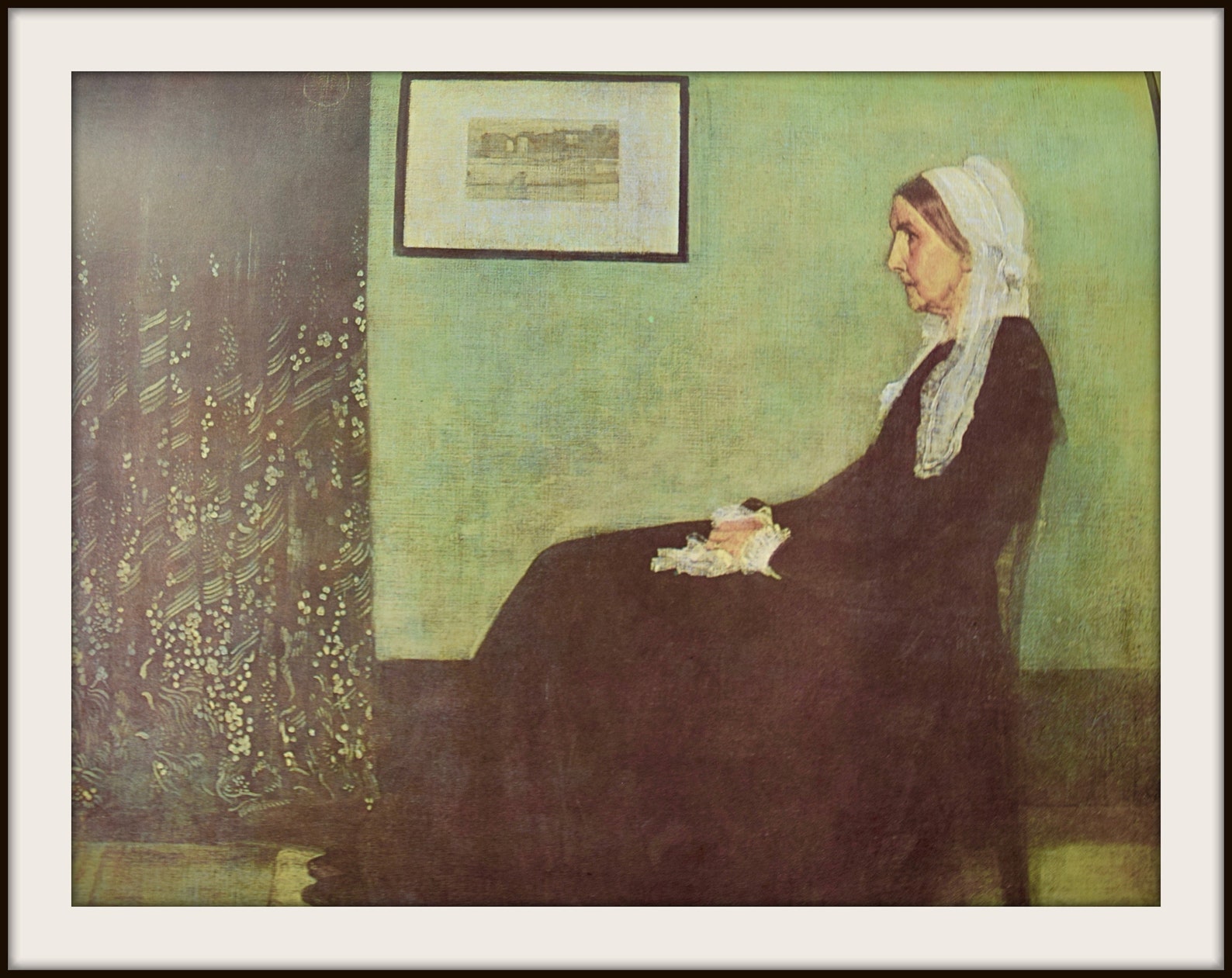 Vintage Art Print: Whistler's Mother by James Abbot Mcneill Whistler ...