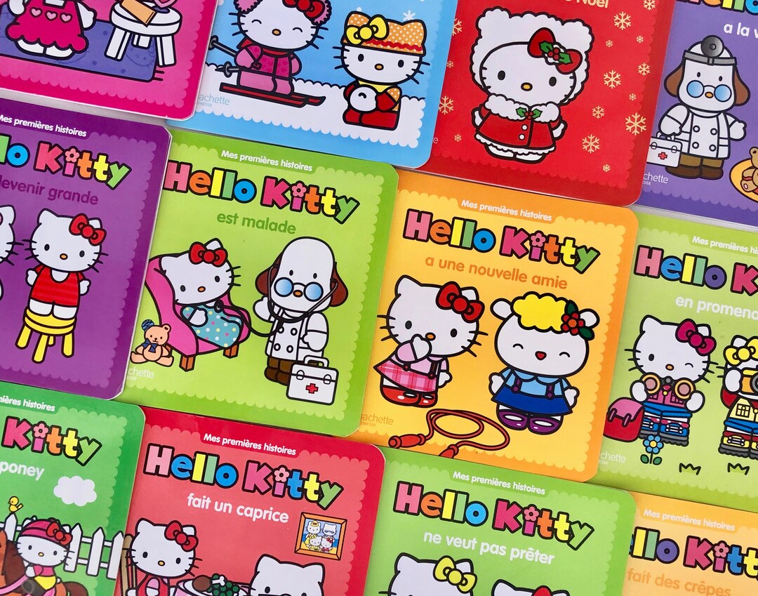 Hello Kitty Story Books Set of 12 french Edition - Etsy
