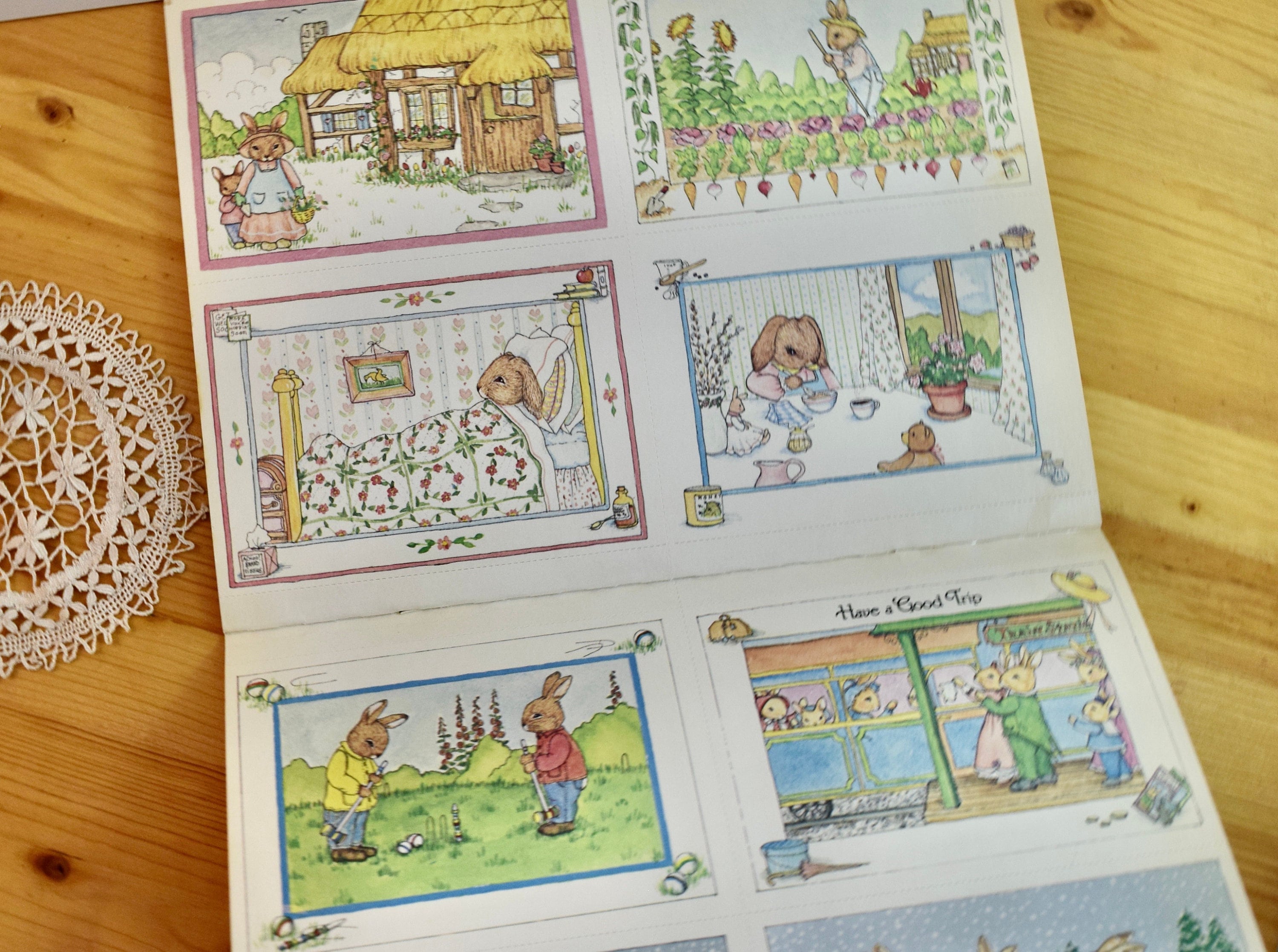 Peter Rabbit Postcards in Full Color, 24 Ready to Mail Postcards, Susan ...