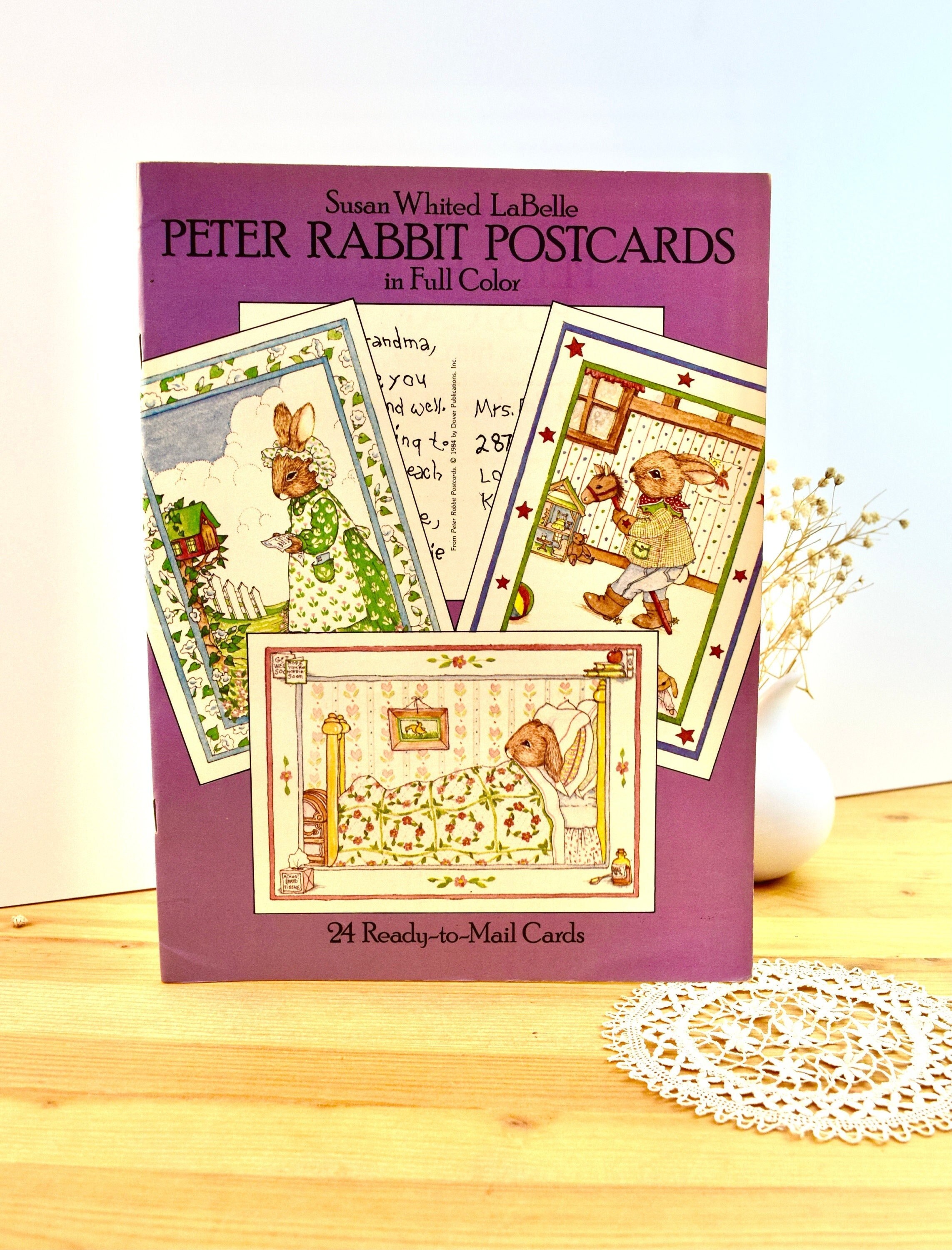 Peter Rabbit Postcards in Full Color, 24 Ready to Mail Postcards, Susan ...