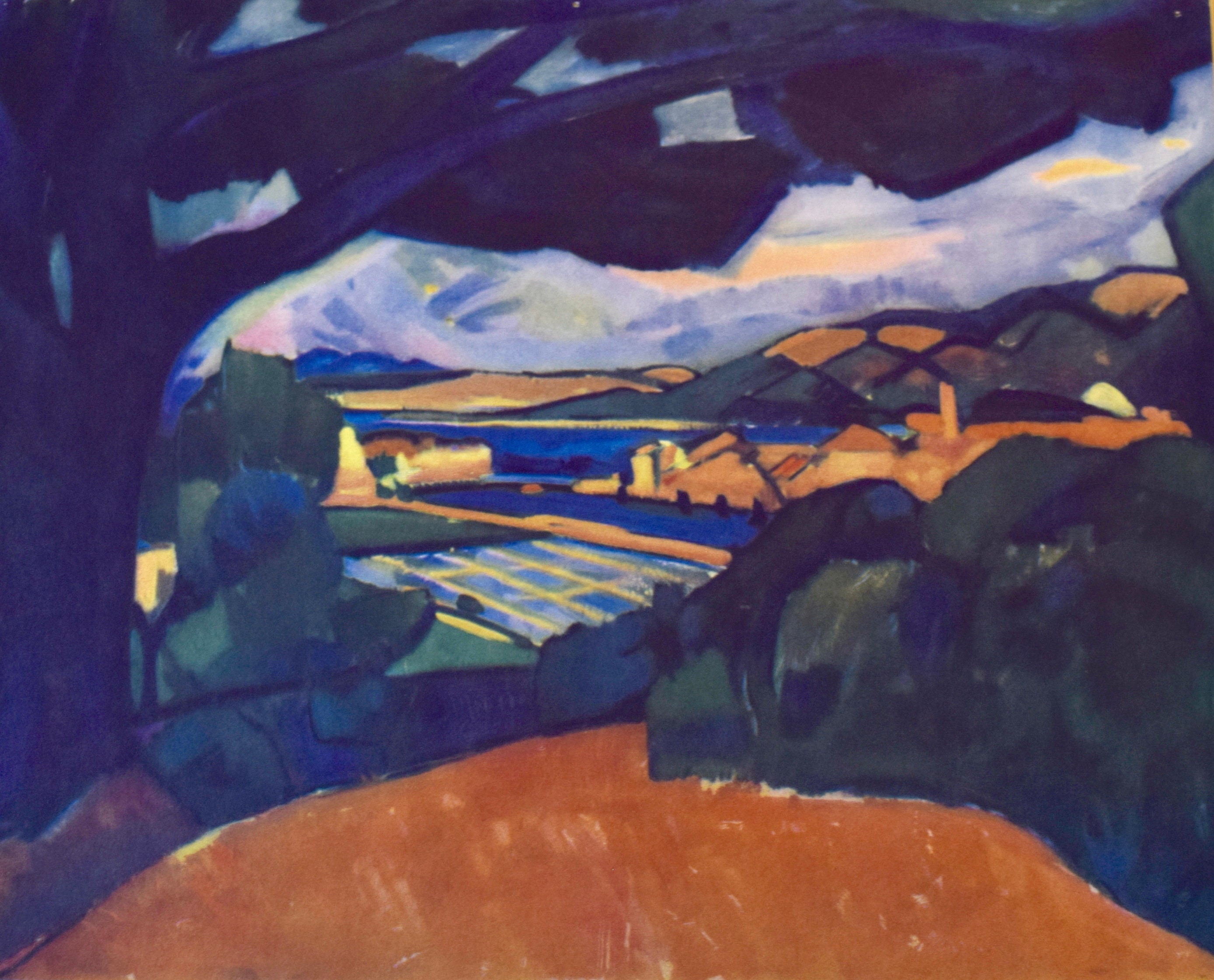 VTG Art Print, Andre Derain, Fine Art the Blue Oak From Oil Painting by ...