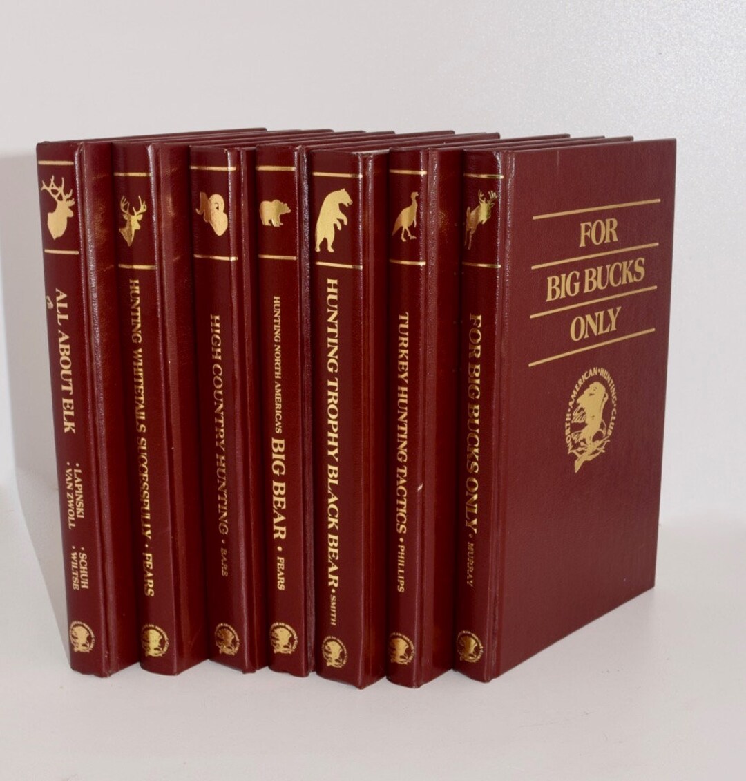 North American Hunting Club Book Set of Seven Hardcover Books! Hunt ...