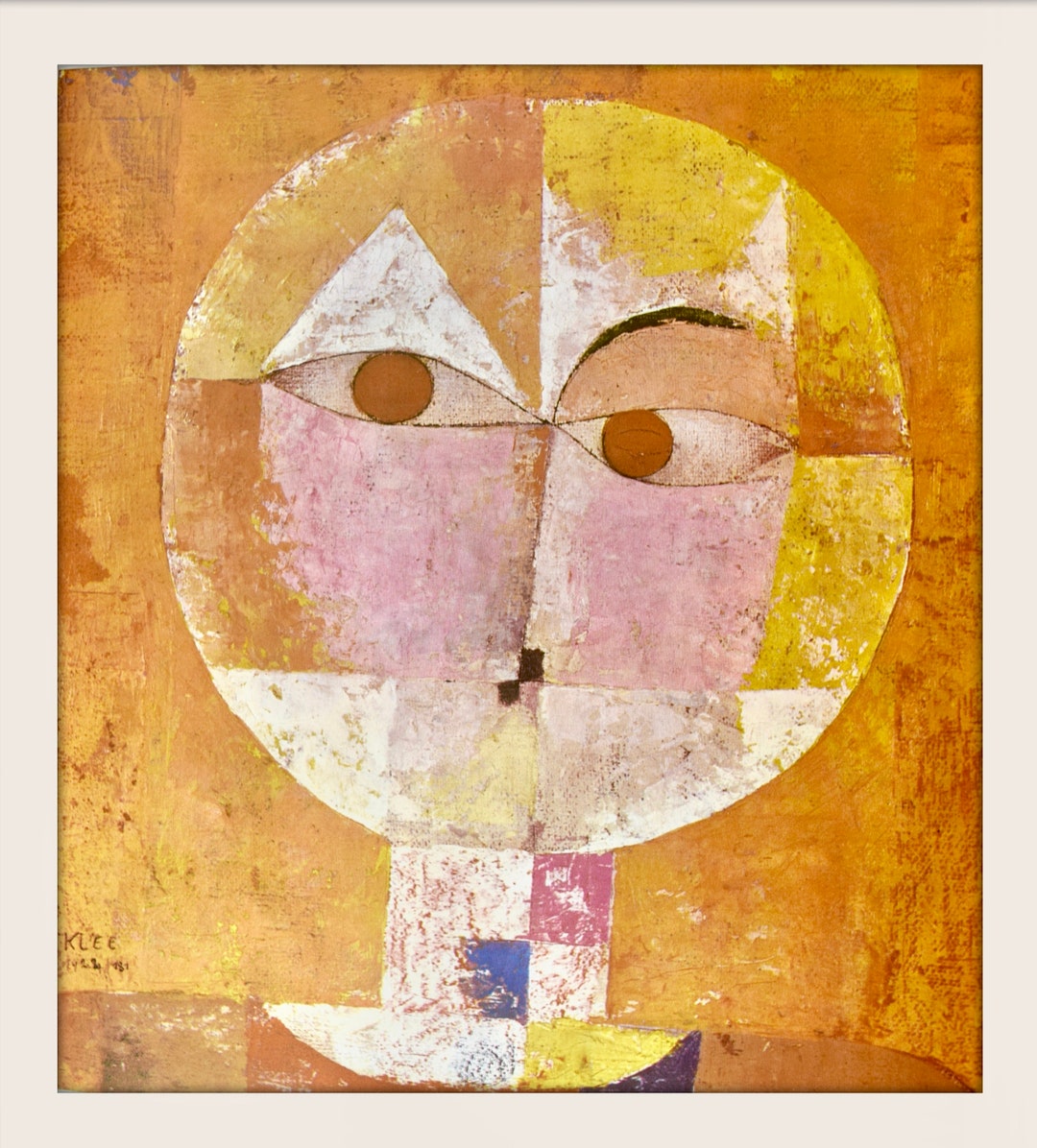 Vintage Art Print: Senecio by Paul Klee (1922) - Etsy