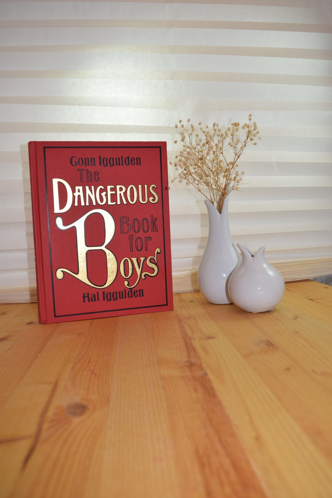 The Dangerous Book for Boys, First Edition 2006, Red & Gold Hardcover ...