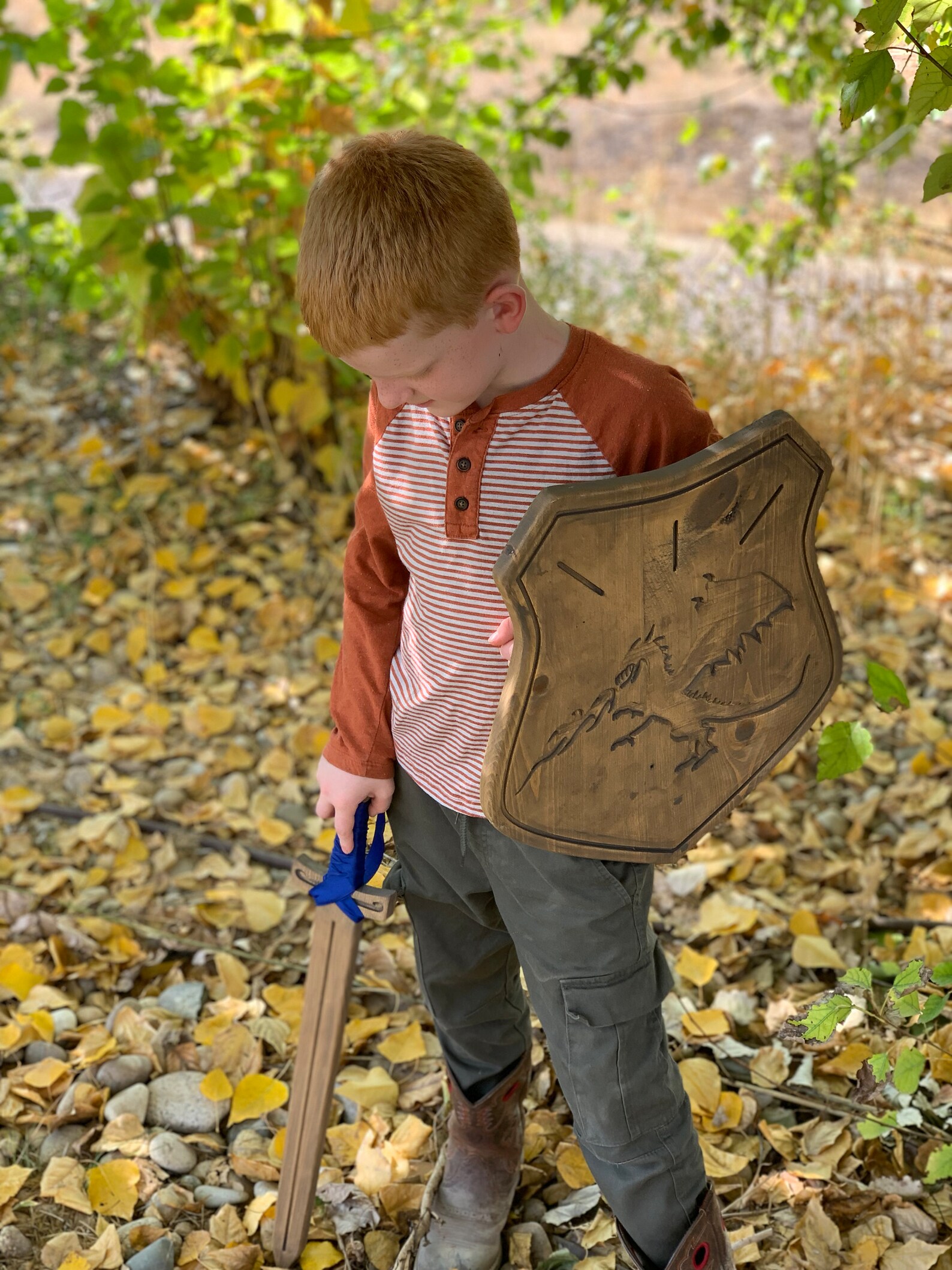 Toy Knight Shield and Sword Wood Toy Make Pretend for - Etsy