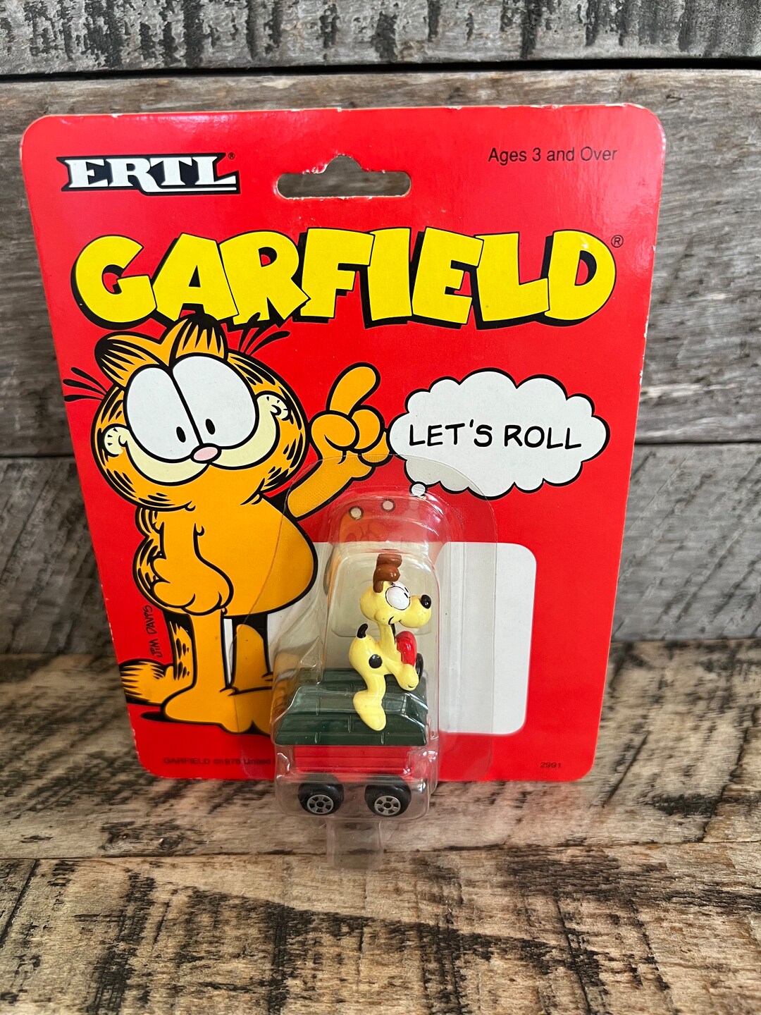 Ertl Garfield Lets Roll 1990 New Old Stock - Etsy