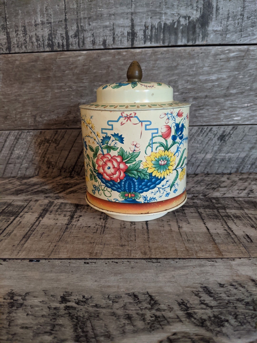 Vintage Murray-allen, Regal Crown Tin Container. - Etsy