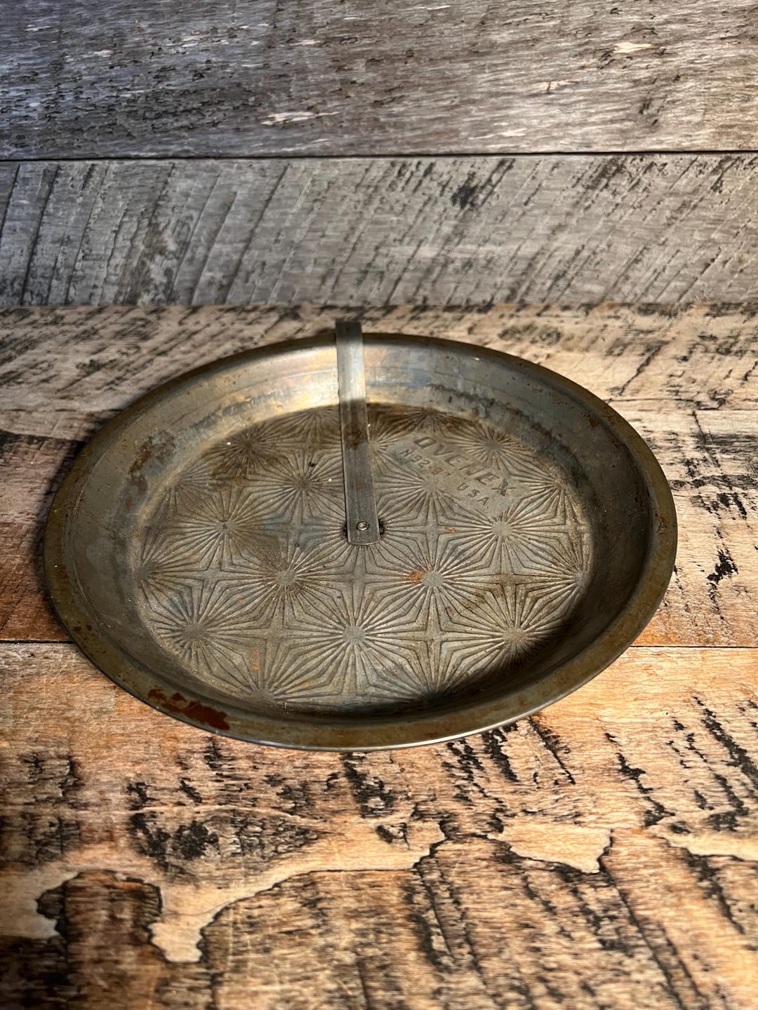 Vintage Ovenex 9” Pie Pan No. 92 USA Starburst Tinplate Baking Dish - Etsy