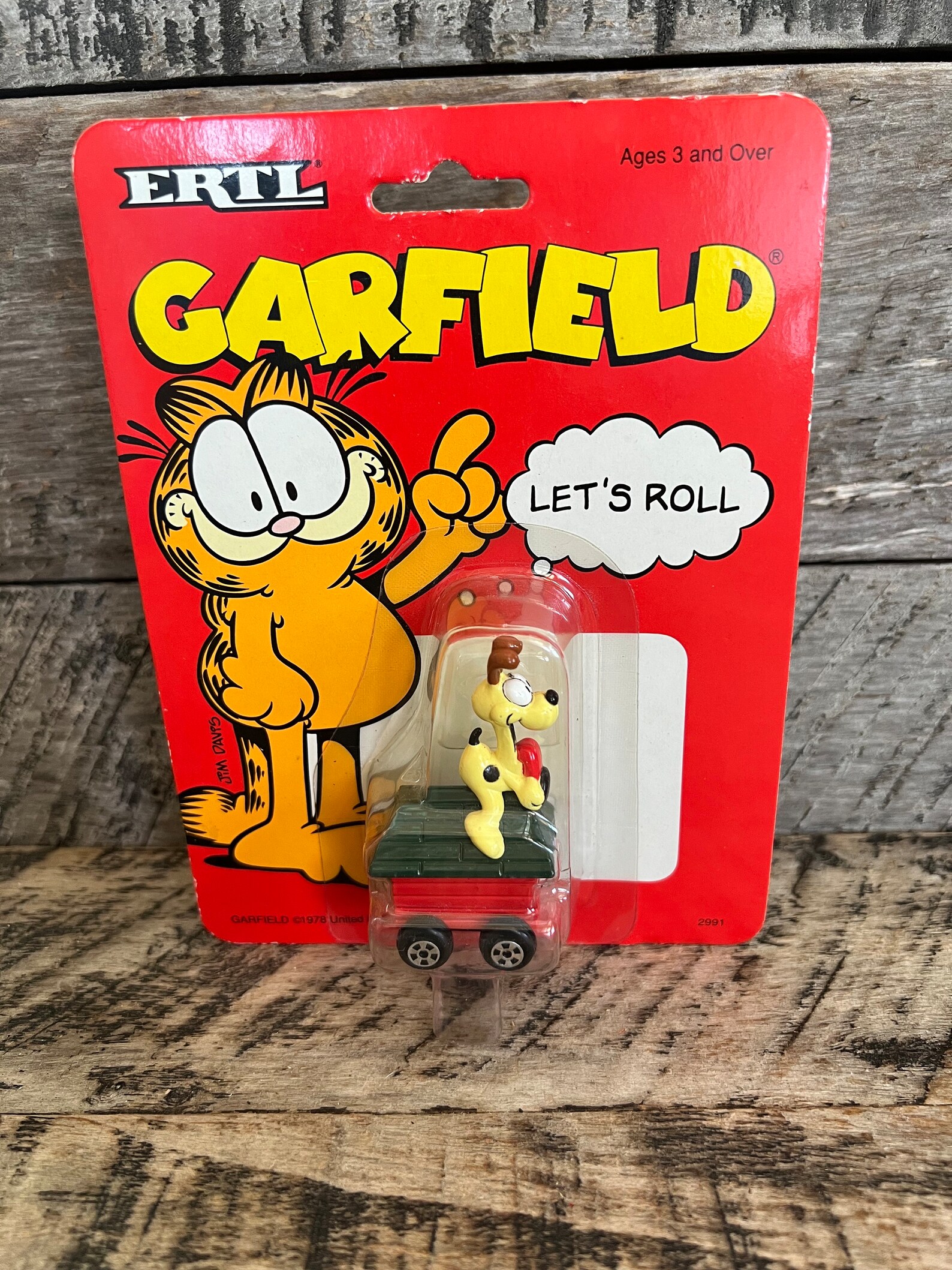 Ertl Garfield Lets Roll 1990 New Old Stock - Etsy